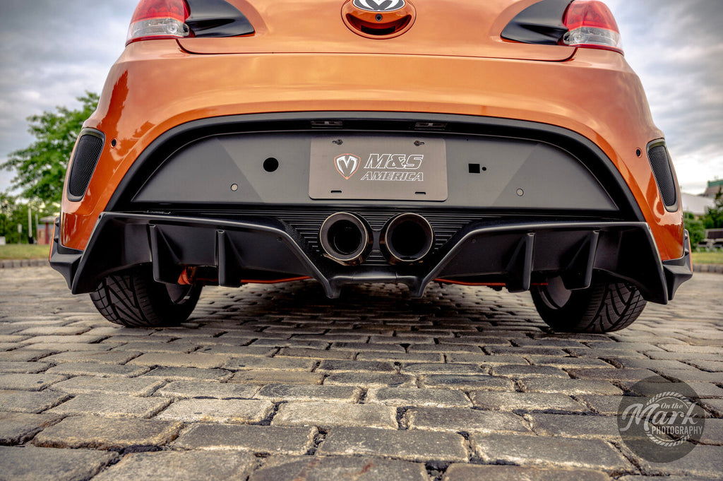 M&S Rear Diffuser for Hyundai Veloster Turbo (FS) 2013~2017 [CLEARANCE ...