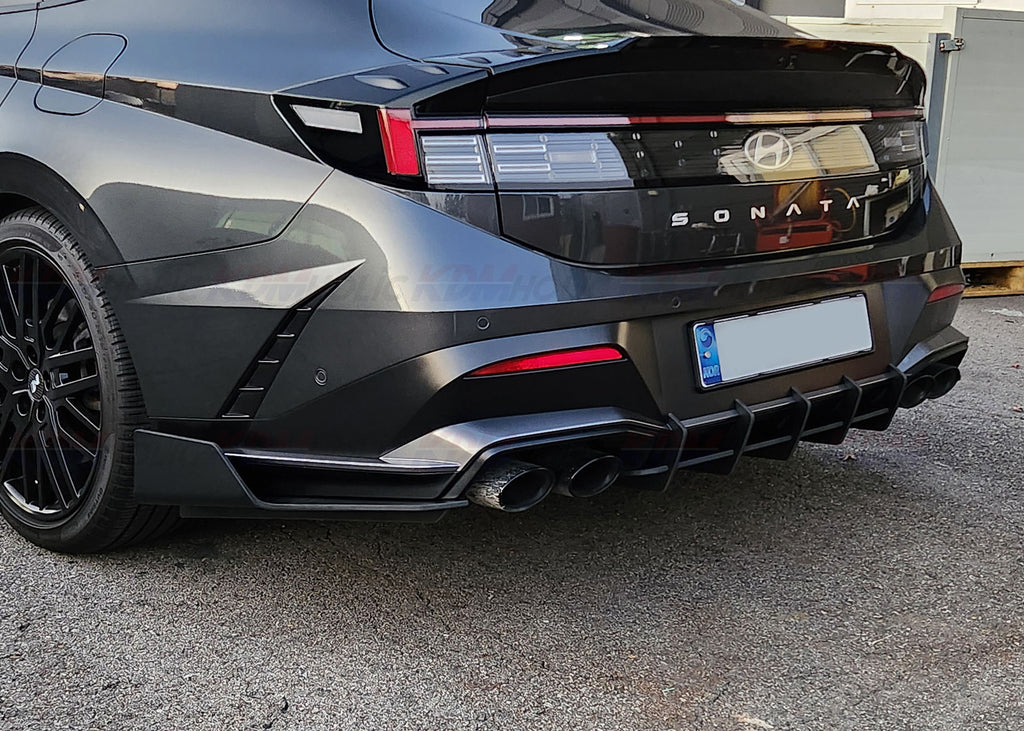 Hyundai Sonata N-Line Rear Diffuser + Fins and Rear Spats – KDMHolic