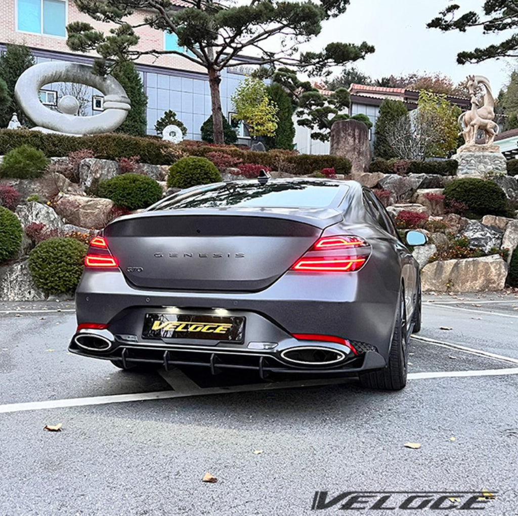 Genesis G70 Rear Diffuser and Rear Lip Spats Full Rear Aero – KDMHolic