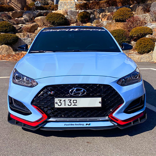 Hyundai Veloster N Front Splitter Type-R by Veloce – KDMHolic