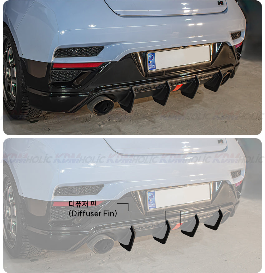 Hyundai Veloster N Diffuser Fins [CONVOY x VELOCE] – KDMHolic